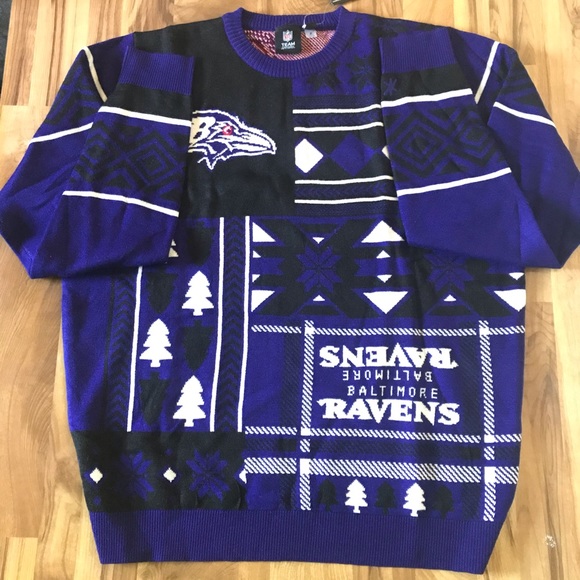 NFL | Sweaters | Nwt Official Baltimore Ravens Team Sweater | Poshmark